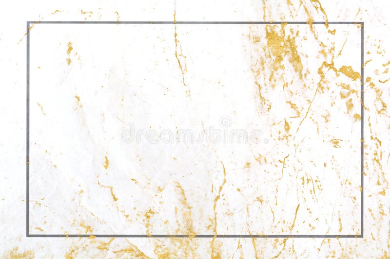 White Marble Rectangle Outside Brown Marble Rectangle Inside with ...