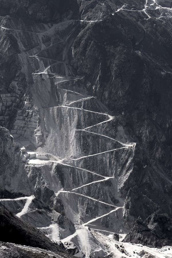 White marble quarry stock photo. Image of dirt, work - 16806016