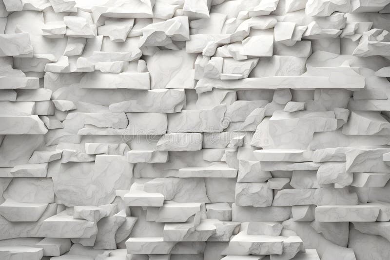 White Marble Rock Wall Modern Surface Design Architecture Stock ...