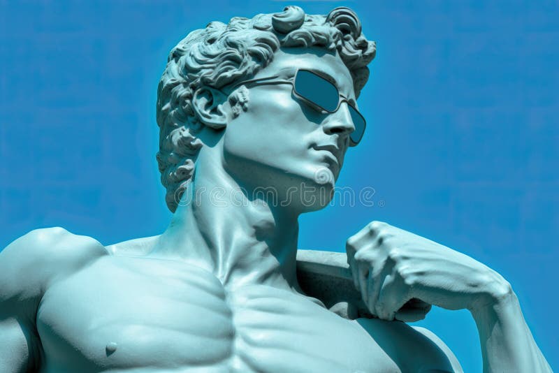 White marble statue stock illustration. Illustration of david - 269329135