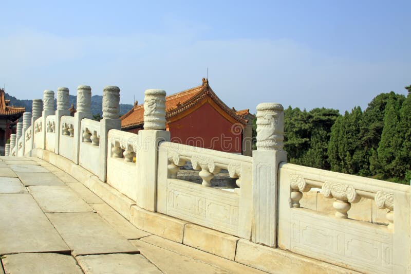 White Marble Stone Bridge, Chinese Ancient Architectural Landscape in ...
