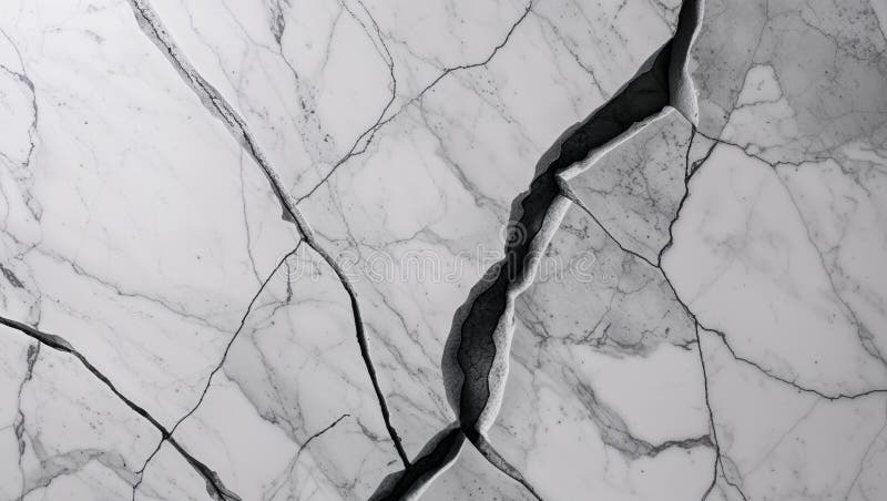 White Marble Stone Texture Showing Dramatic Veins and Cracks Stock ...