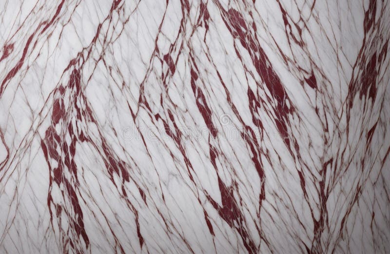 White Marble Texture with Burgundy Lines. Close-up of White Marble ...