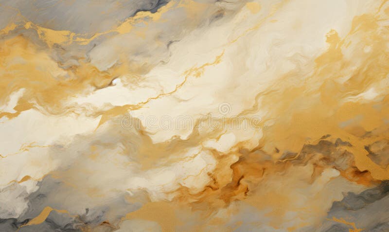 White Marble Texture with Golden Beige Background. Abstract Design, 4k ...