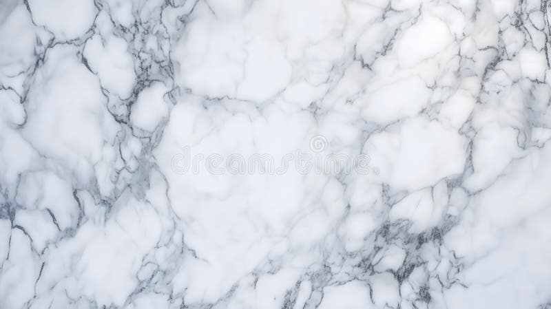 White Marble Texture with Natural Veining Pattern Stock Illustration ...