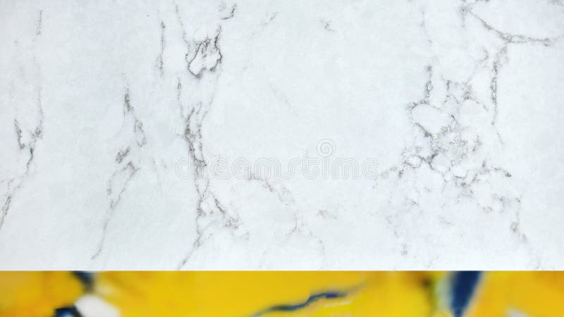 White Marble Texture Surface, Natural Stone Line with Blurred Yellow ...