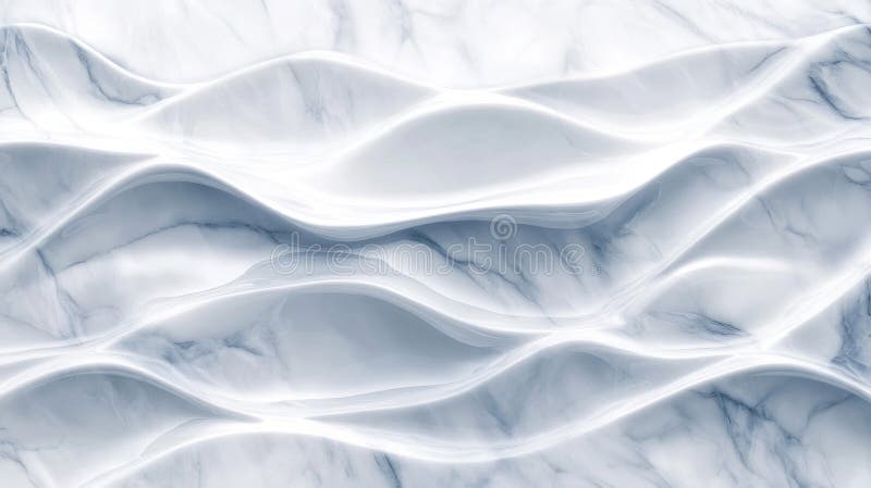 White Marble Texture with Wavy Pattern Background Stock Illustration ...