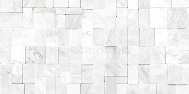 White Marble Tile Pattern Background for Modern Decor Stock Image ...