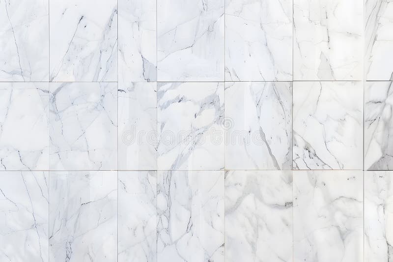 White Marble Tile Wall Seamless Pattern Background Stock Illustration ...