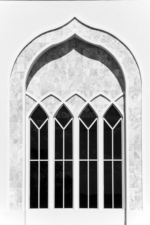 White marble window stock photo. Image of architectural - 58260550