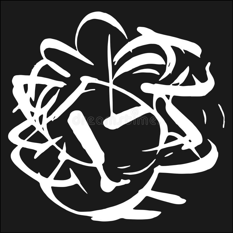 Random Abstract Doodle Letters Stock Illustrations – 161 Random ...