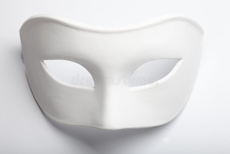 White mask stock image. Image of entertainment, happy - 25964727