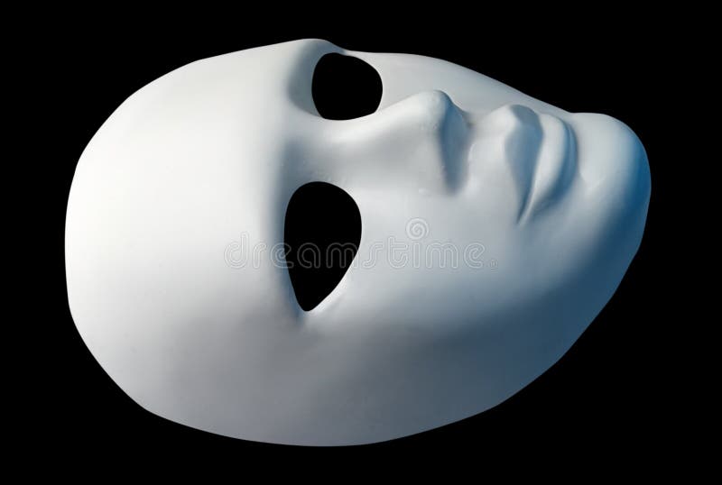 White mask stock image. Image of costume, anguish, gras - 15649785