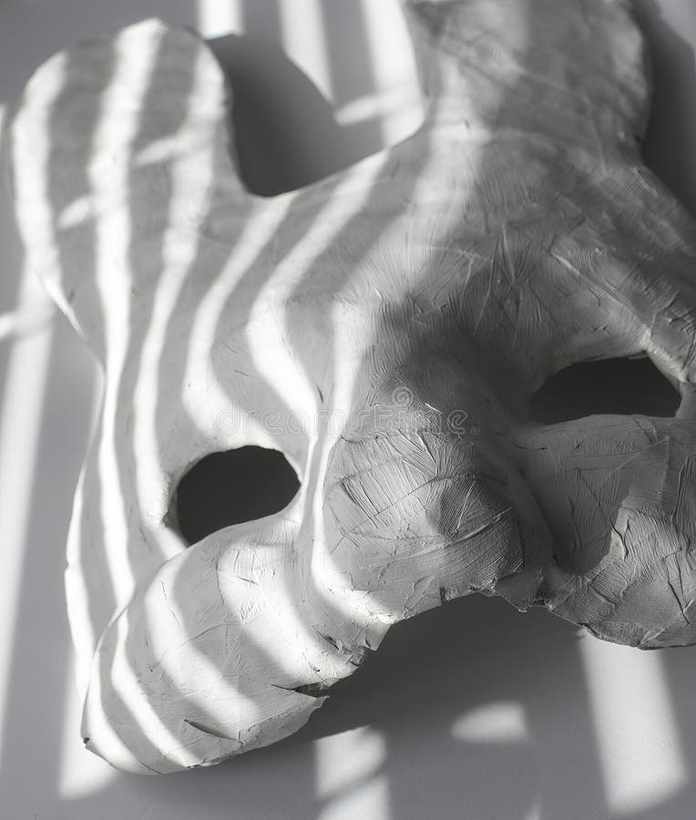 White Mask. the Concept of Mystery, Secret Stock Photo - Image of ...