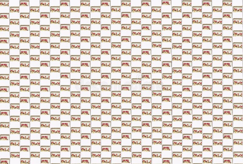 White Matchboxes with Red and Brown Matches Stock Image - Image of ...