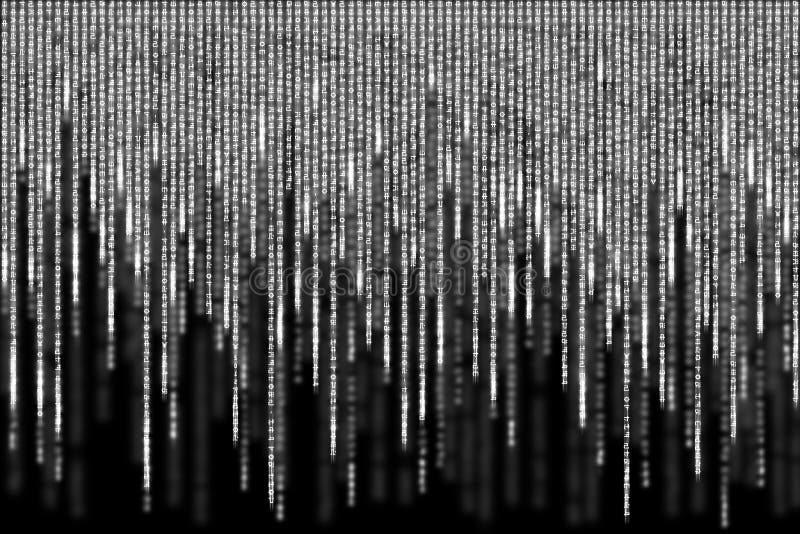 White Matrix Background Computer Generated Stock Illustration ...