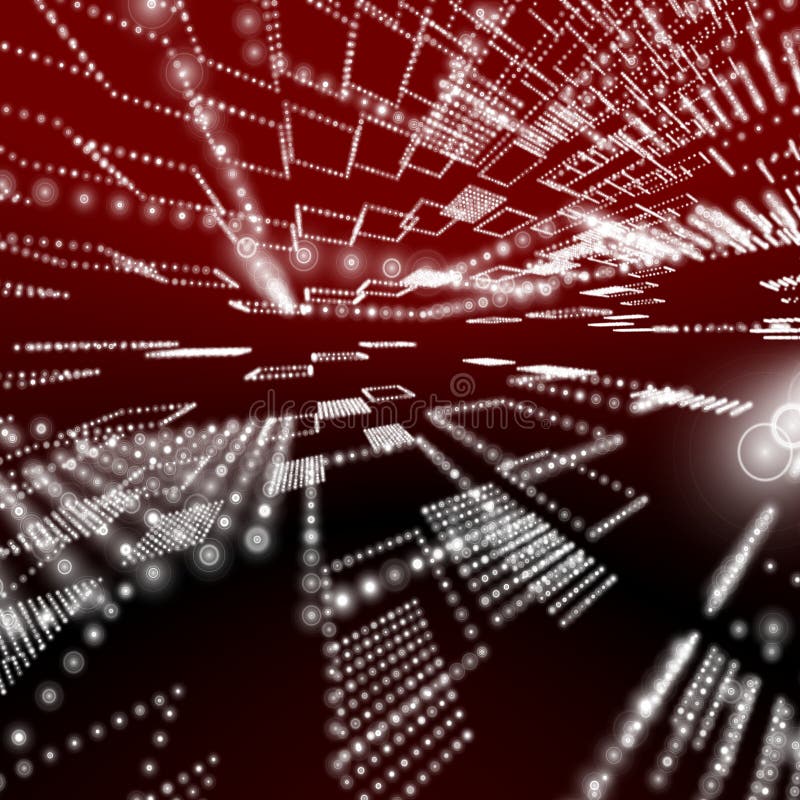 White Matrix Space Background Stock Illustration - Illustration of ...