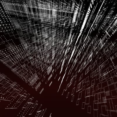 White Matrix Space Background Stock Illustration - Illustration of ...