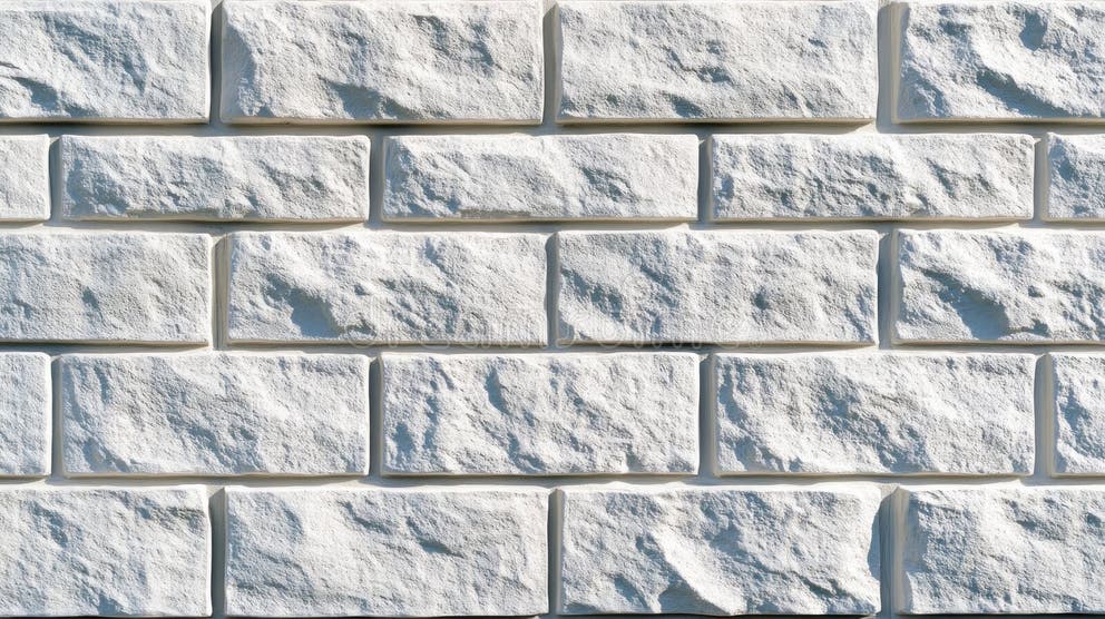 White Matte Brick Wall Texture with Minimalist Pattern, Subtle Texture ...
