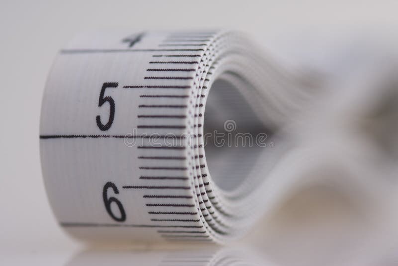 White Measuring Tape stock image. Image of measuring, closeup - 6051525