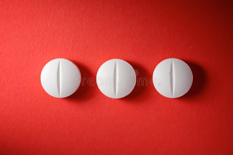 Medication Tablets Packed in Blister Pack on a Table Stock Photo ...