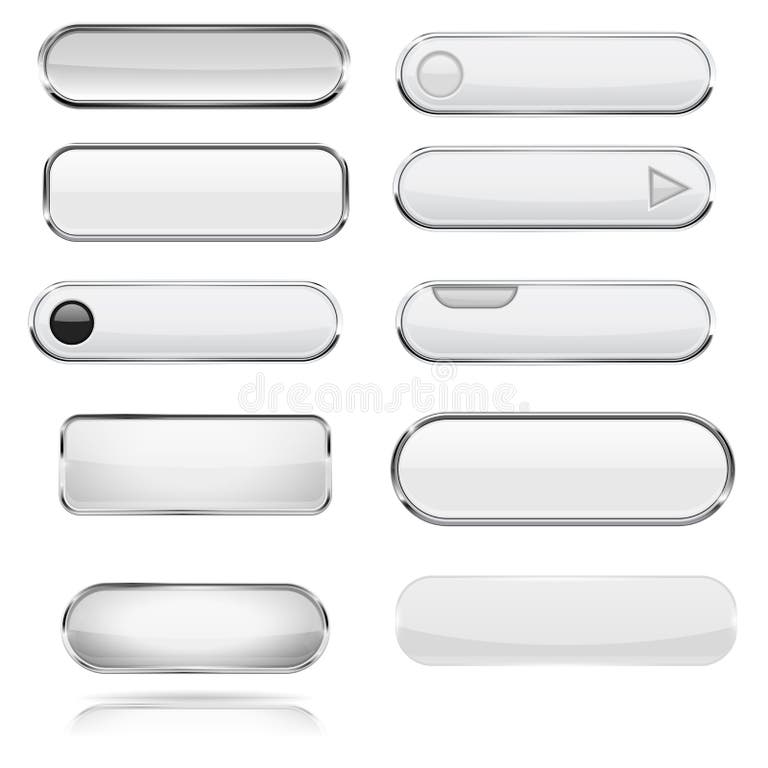 Chrome Buttons Stock Illustrations – 12,259 Chrome Buttons Stock ...