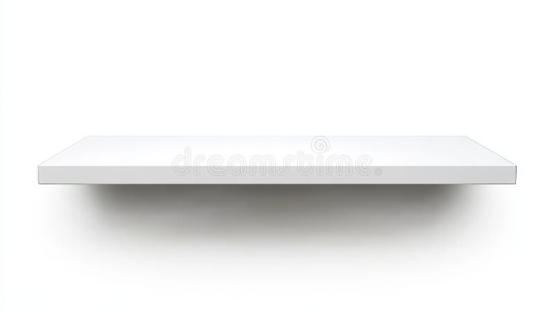 White Merchandise Display Rack with Modern Design on White Background ...