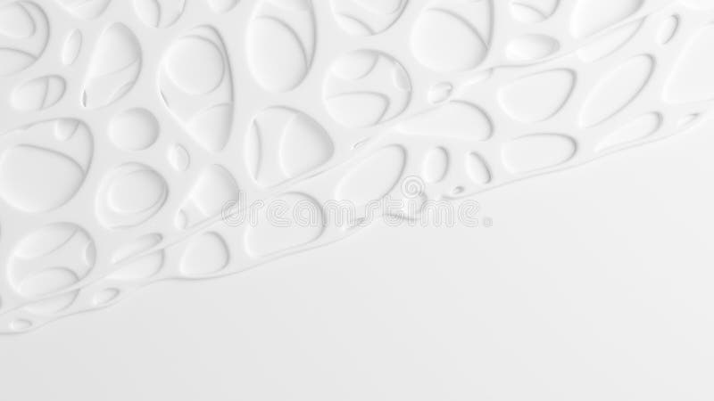White Mesh Background. 3d Illustration, 3d Rendering Stock Illustration ...