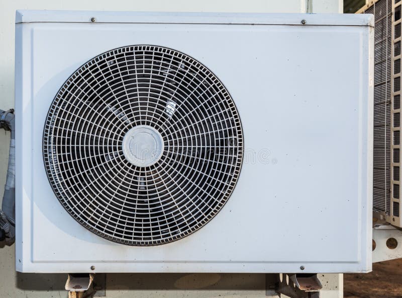 White metal air compressor stock image. Image of energy - 48297305