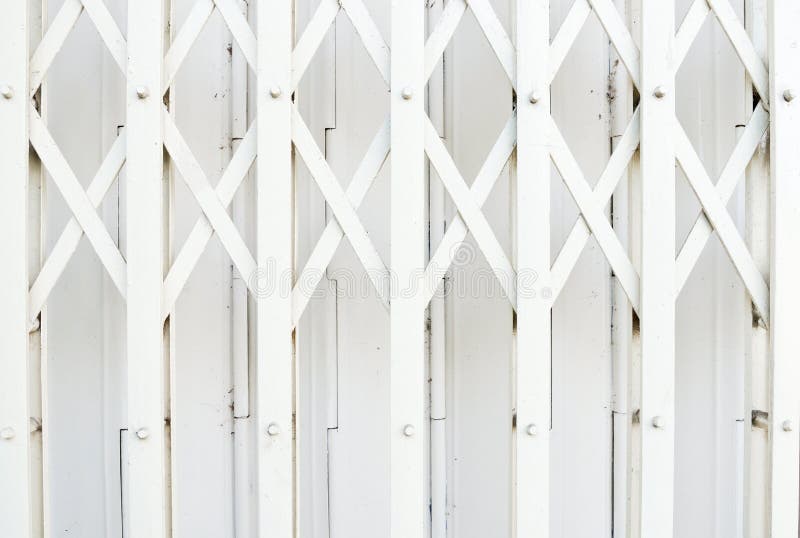 White metal balustrad stock image. Image of close, door - 21303459