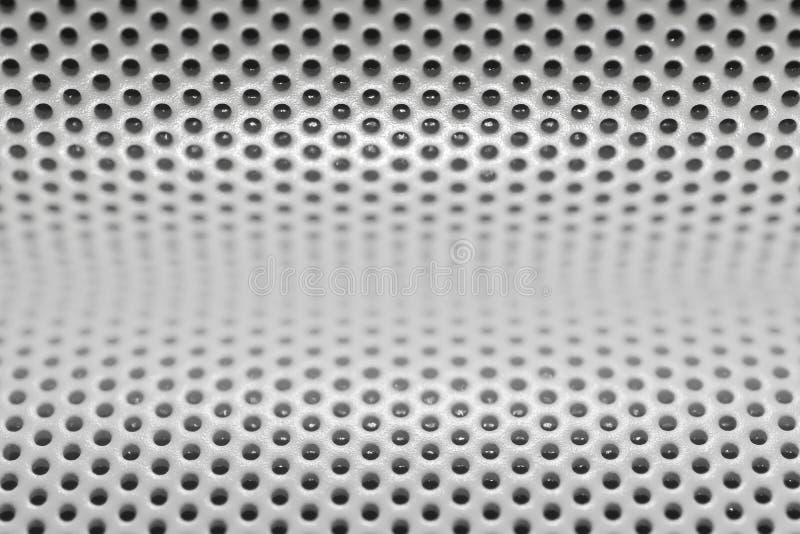 White Metal Plate with Round Regular Holes Stock Illustration ...