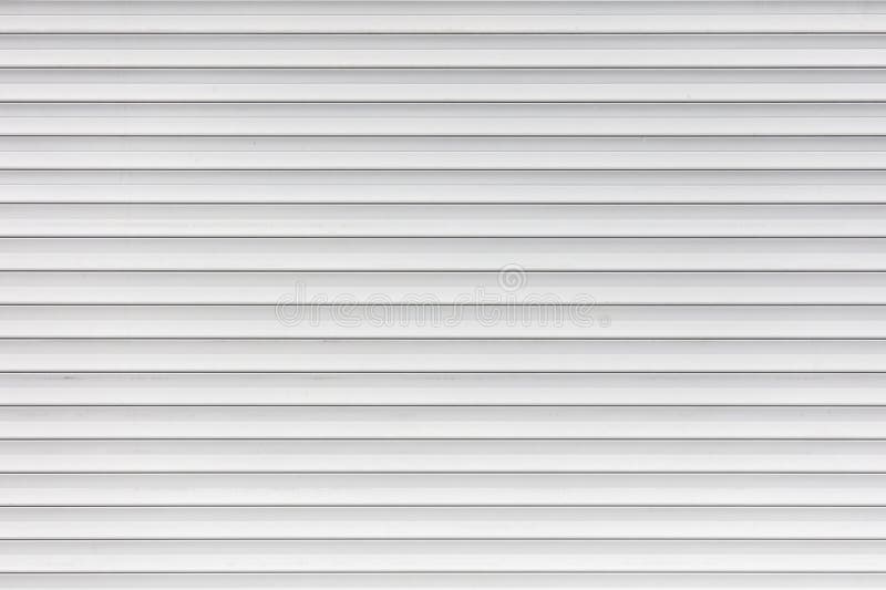 White Metal Roller Shutter Door Texture Background. Texture of White ...