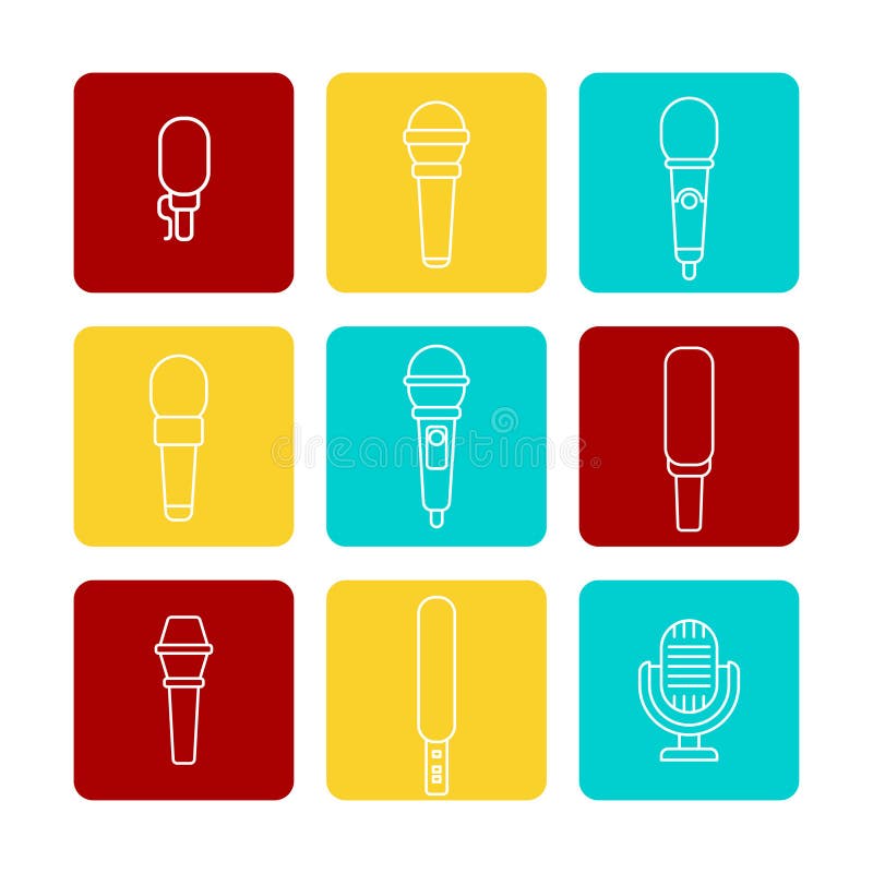 Microphone One Line Silhouette Stand Up Comedy Show Concept. Art Fun ...