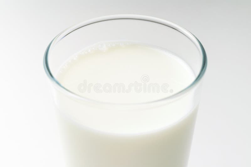 White Milk on White Background Stock Image - Image of calcium, food ...
