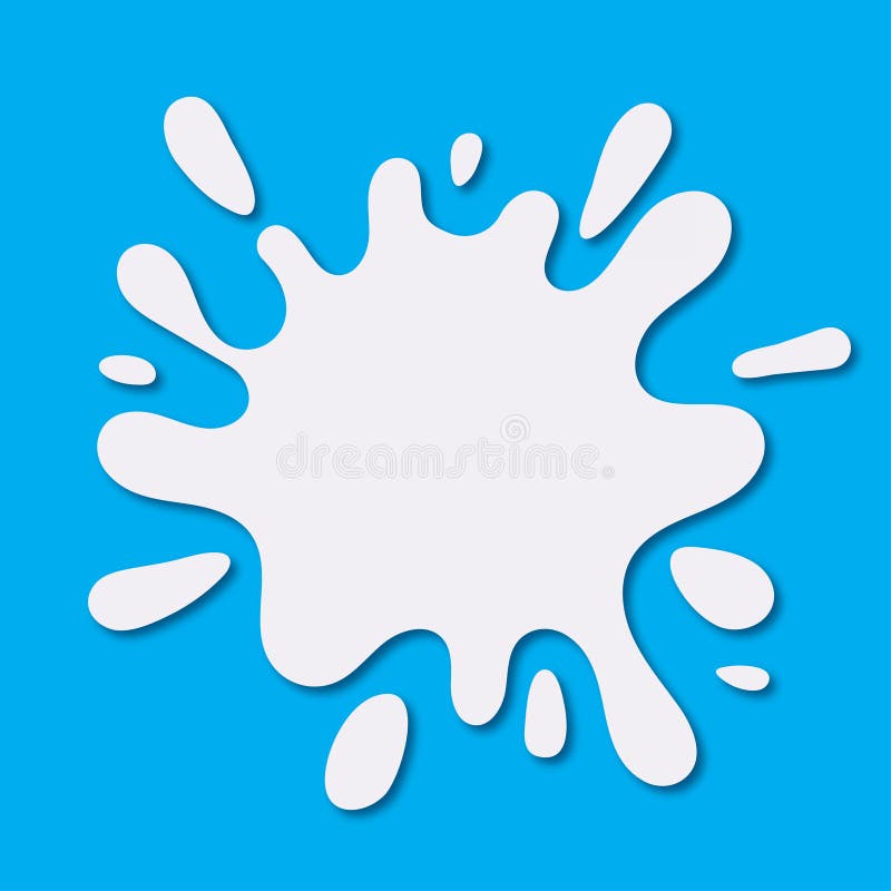 White milk splash icon stock illustration. Illustration of drop - 90342078