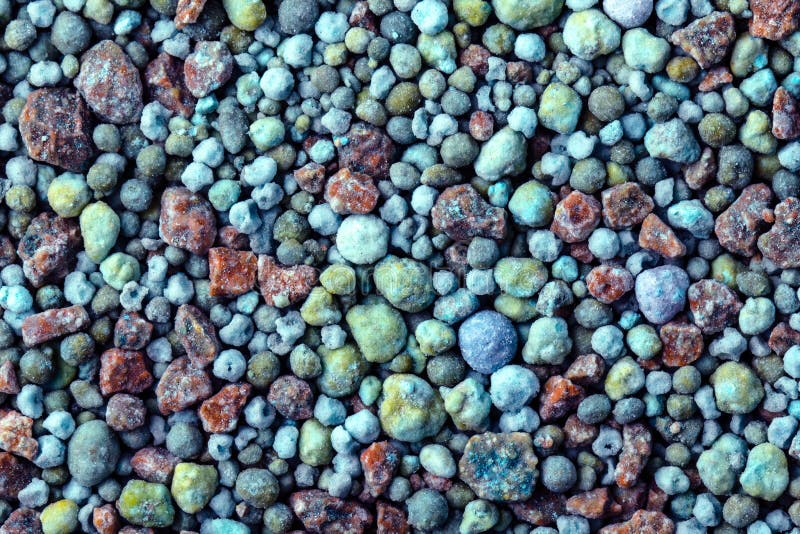 White Mineral Fertilizer, Ammonium Nitrate, for Application in Spring ...