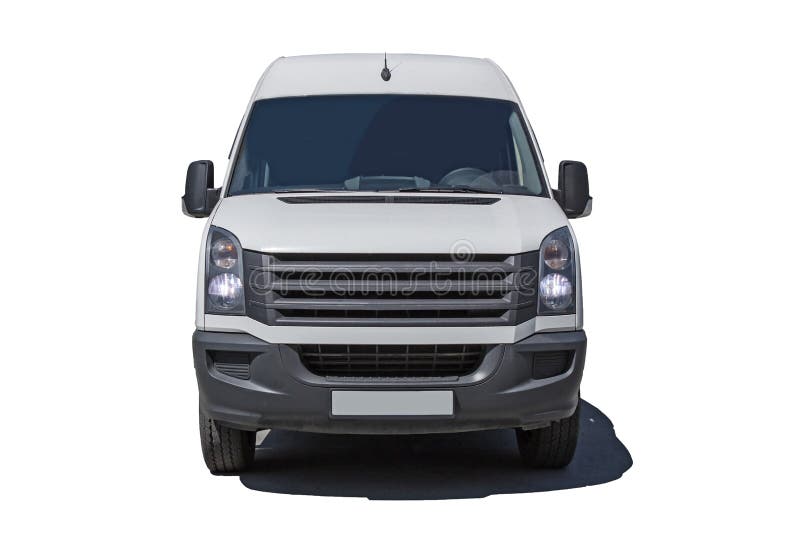 White minibus stock image. Image of lorry, multipurpose - 26181743