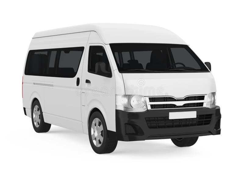 White Minibus Taxi stock vector. Illustration of auto - 30339263