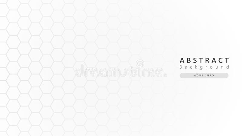White Modern Hexagon Abstract Background,simple Advertisement ...