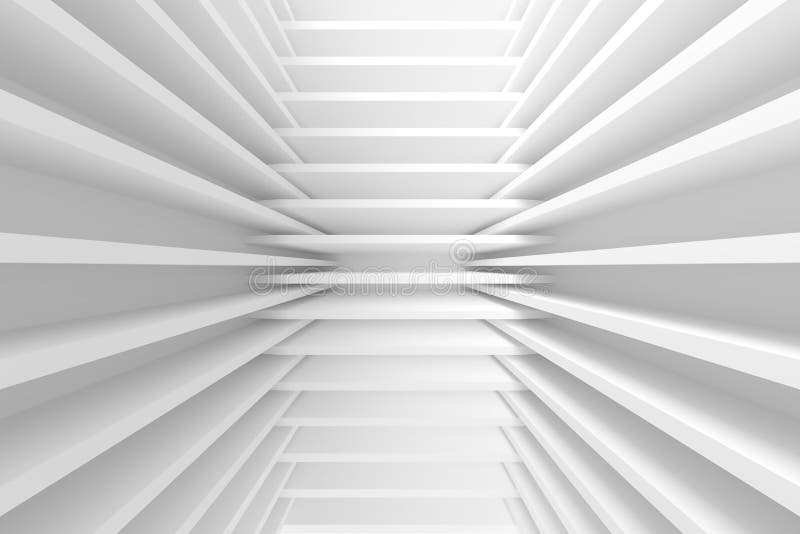 White Modern Interior Background. Abstract Building Blocks Stock ...