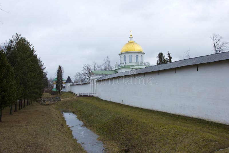White monastery wall stock image. Image of famous, monument - 51230437
