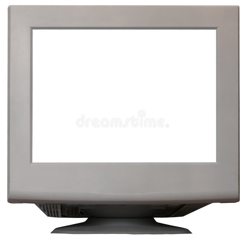 Old computer monitor stock photo. Image of business, fashioned - 38821238