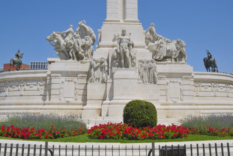 White monument stock photo. Image of tourism, spain, outdoors - 26592586