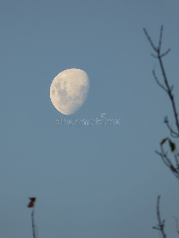 The white moon stock photo. Image of close, heaven, glow - 125940426