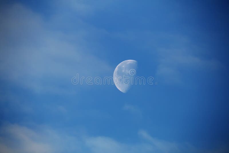 White moon in sky stock photo. Image of surface, bright - 84254222