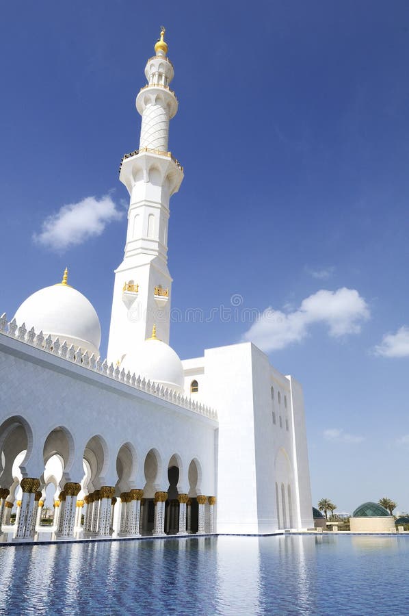 White Mosque stock image. Image of grand, middle, landmark - 48577171