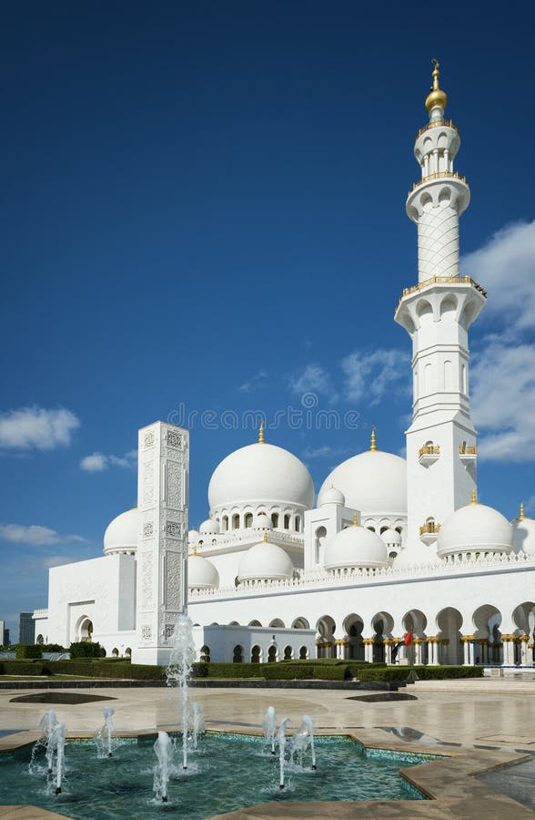 White Mosque stock image. Image of grand, middle, landmark - 48577171