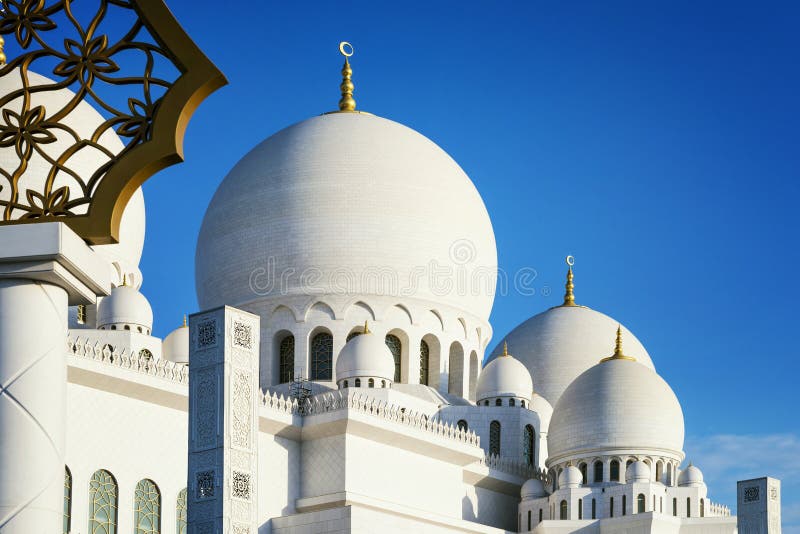 White Mosque stock image. Image of grand, middle, landmark - 48577171
