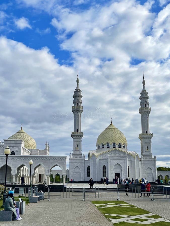18 of May 2024 - Bolgar, Tatarstan, Russia: the White Mosque on a ...