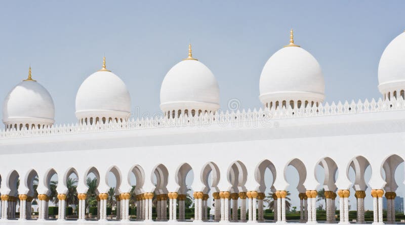 White mosque stock photo. Image of ceiling, arabian, arab - 31900224